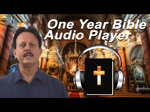 One Year Bible Audio player - KJV Audio Bible and NLT Chronological Bible