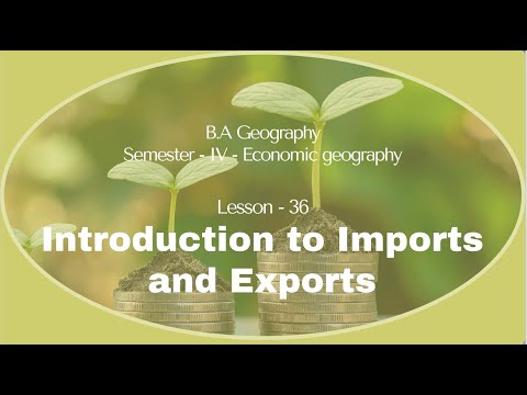 36 Introduction to Imports and Exports