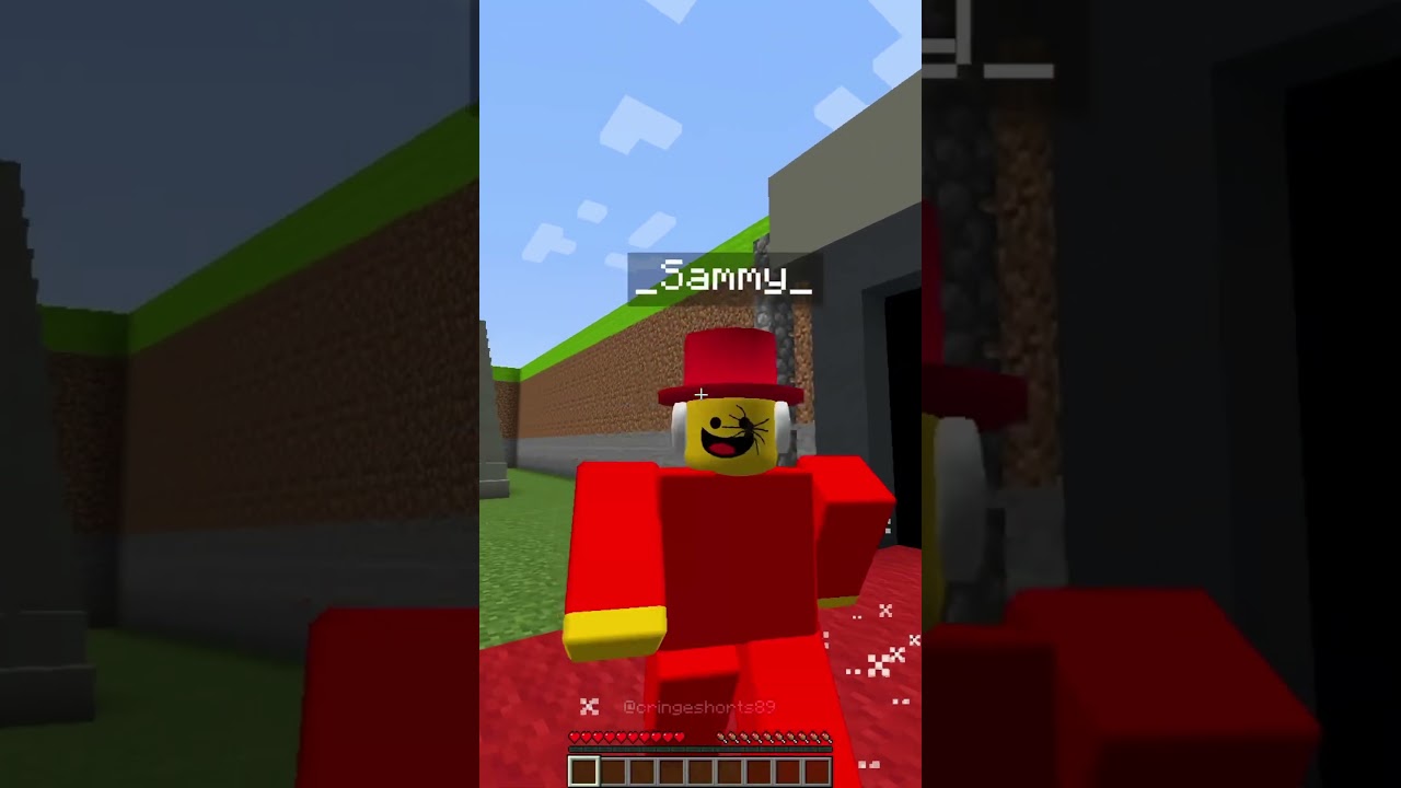 Sammy Admin Appear in Minecraft Steal A Brainrot 😭 #minecraft #shorts