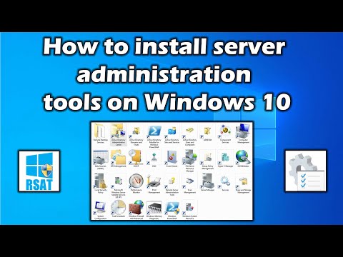 Server Administration Tools on Windows 10