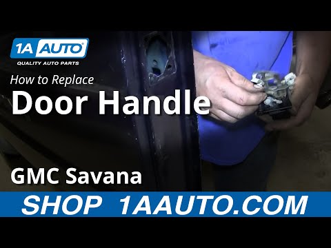 How to Replace Exterior Door Handle 96-10 GMC Savana