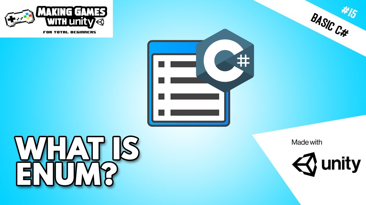 What Is Enum? Unity Basic C# Programming #15