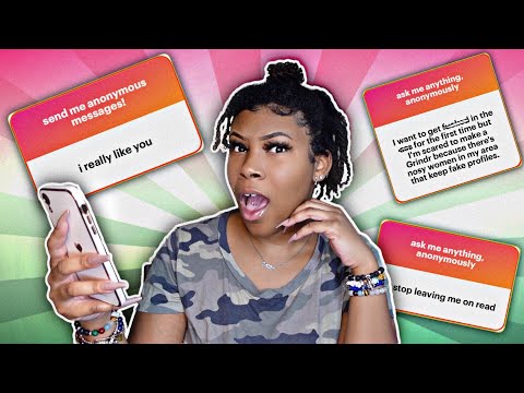 answering anonymous questions from instagram