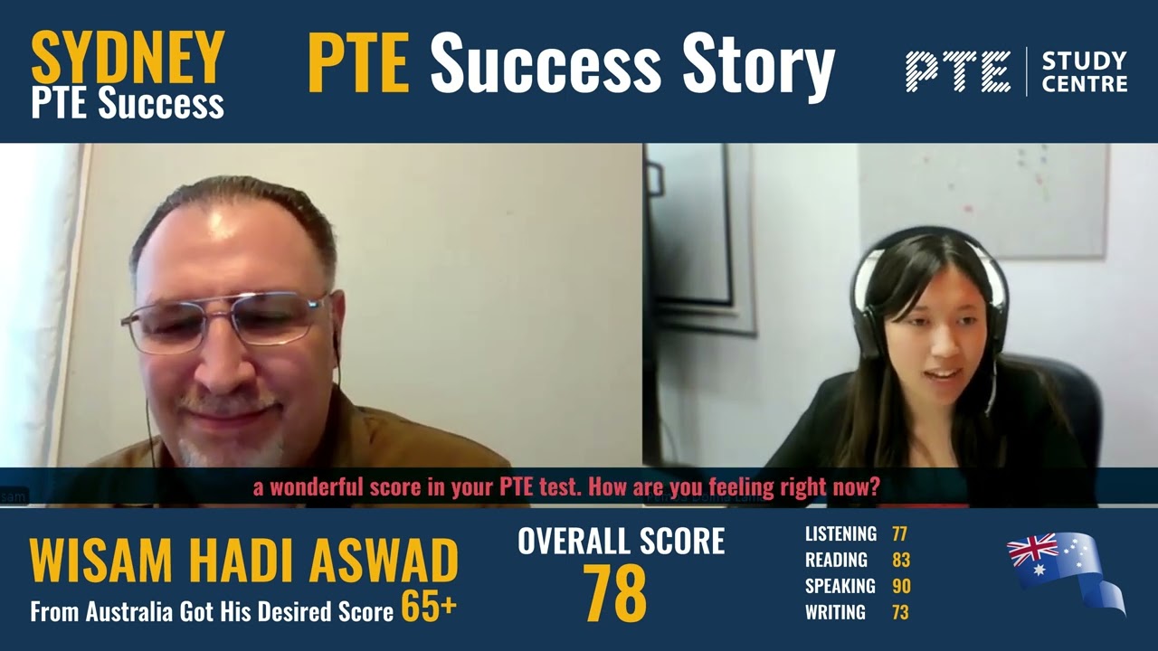 Wisam from Australia | PTE 65+