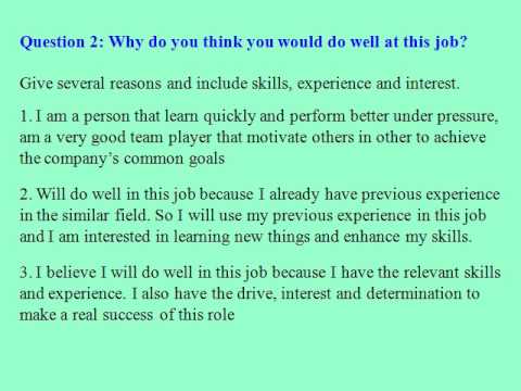 Quantity surveyor interview questions and answers