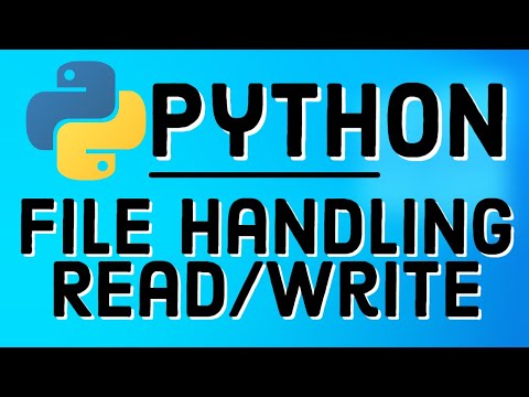Python File Handling | File Operations in Python | Create, Open, Append, Read, Write