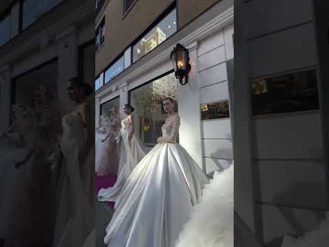 Bridal couture on the Upper East Side 🤍 #eseazenabor #bridalfashion #luxurybridal #nybfw #couturego