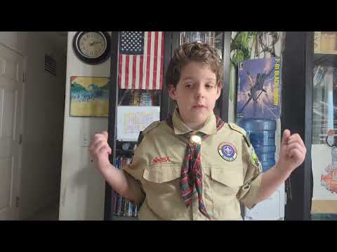 BSA William Scouting Adventure Requirement 1A Scout Oath, Law, Motto, Slogan recited & explained