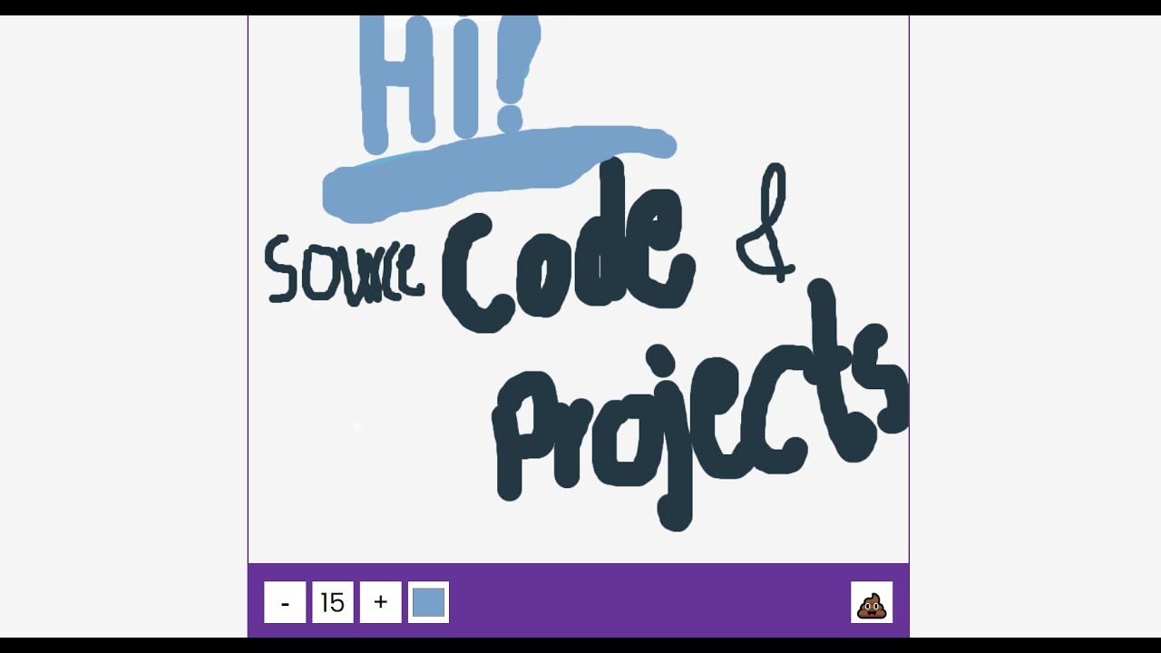 Drawing Application In JavaScript With Source Code | Source Code & Projects