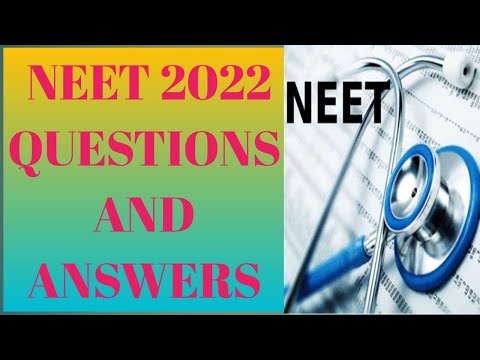 Neet 2022 question and answers