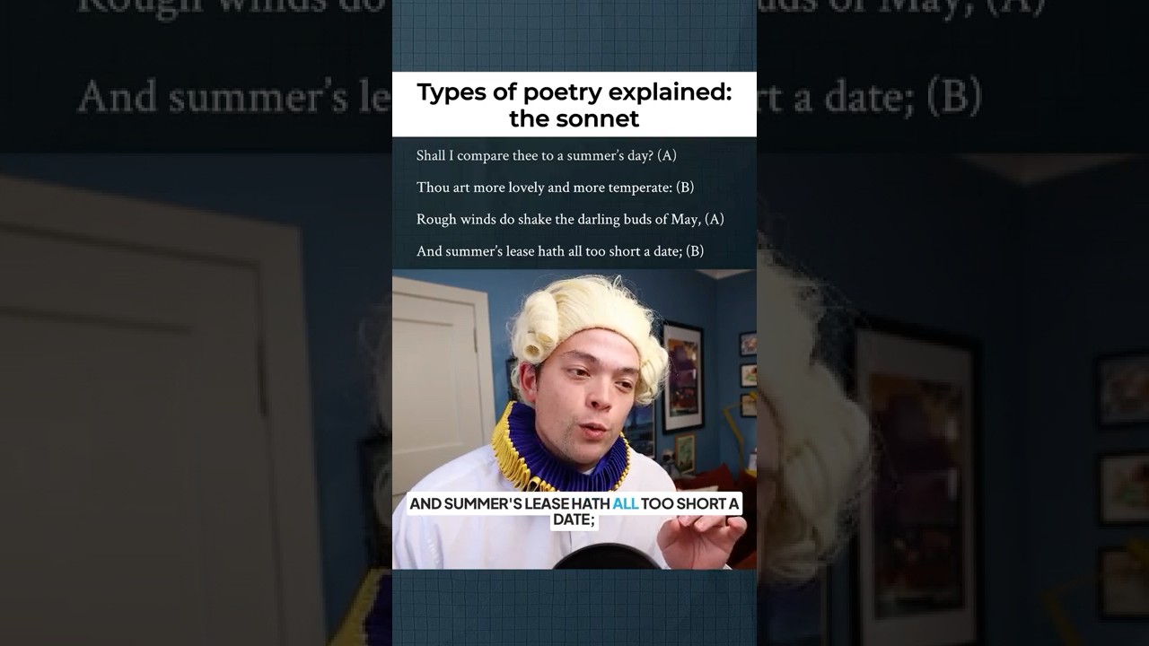 Types of poetry explained: the sonnet