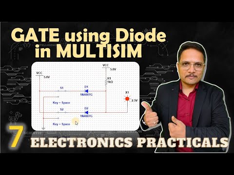 AND Gate and OR Gate using diode in Multisim; #Mutisim; # ...