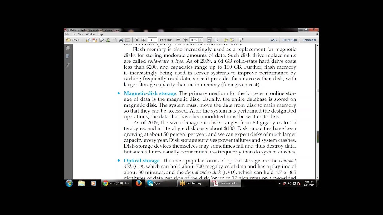 Chapter 10 storage and file structure