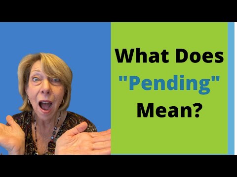 What Does Pending Mean on Zillow