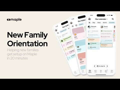 Welcome to Maple – The Best Family Organizer App for Busy Parents