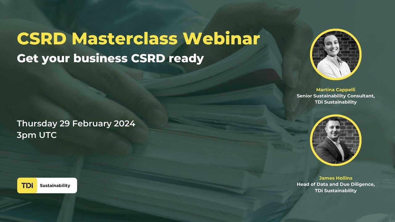 CSRD Masterclass Webinar