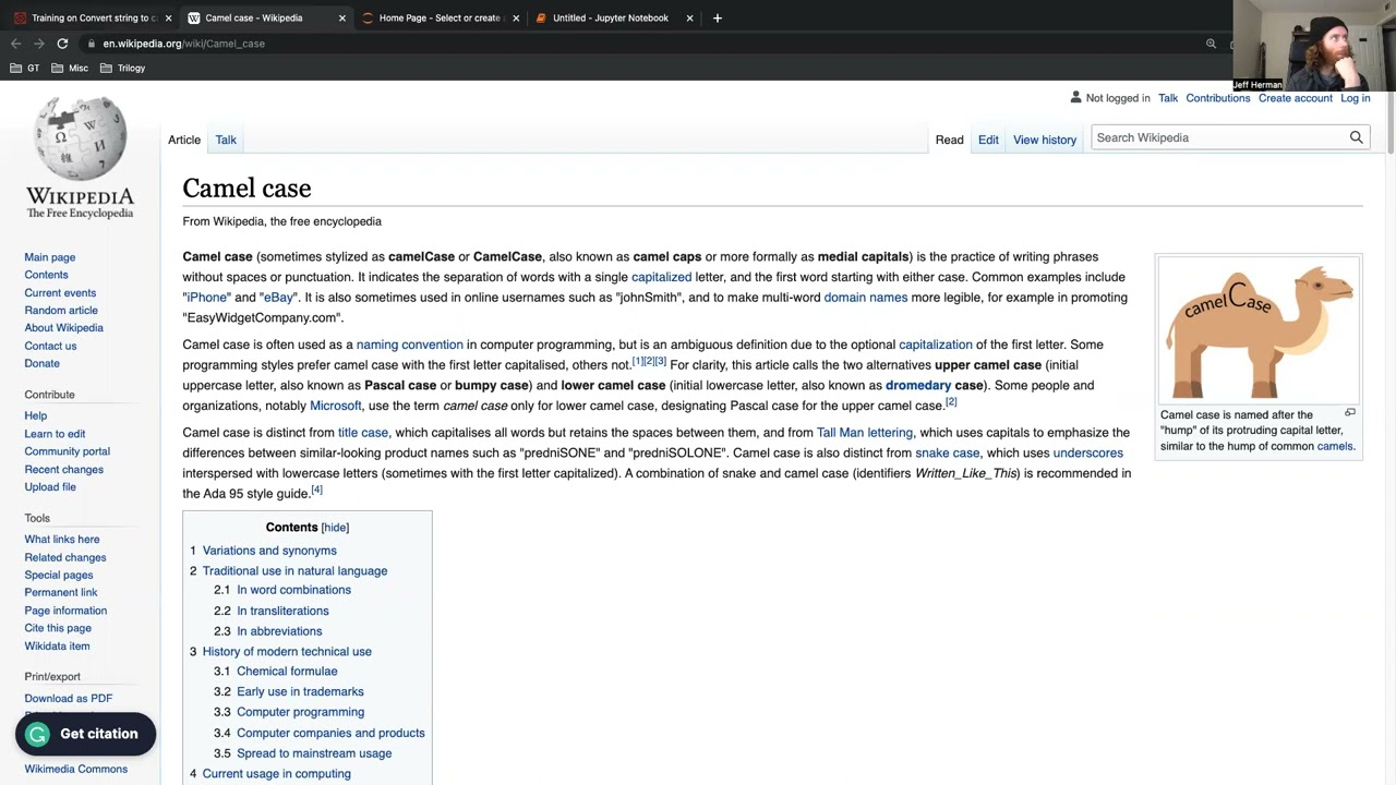 Convert string to camelcase - Python CodeWars Problem