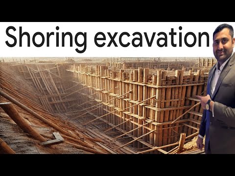 What is a Shoring Excavation? | Shoring Method Explained in hindi & Urdu @SafetyTrainerNebosh
