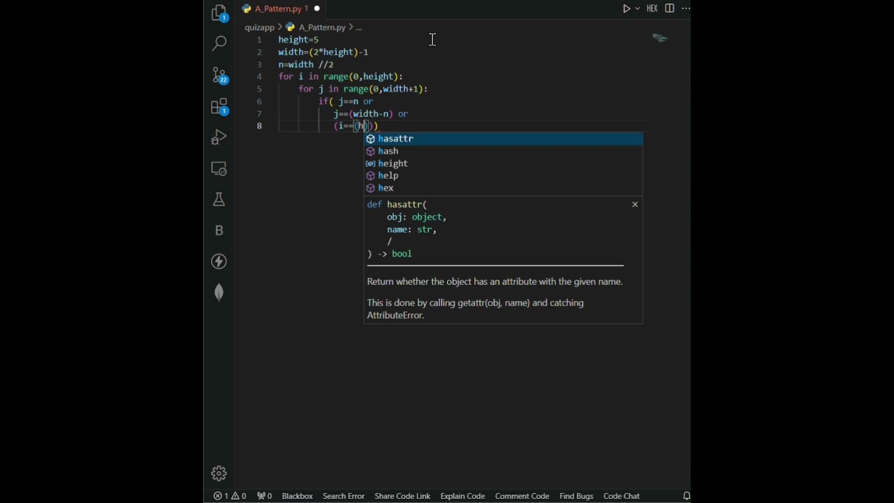 Day 1 of Printing Alphabet 