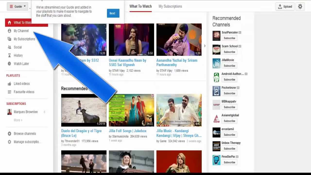 YouTube Testing New User Interface - Tech2Notify