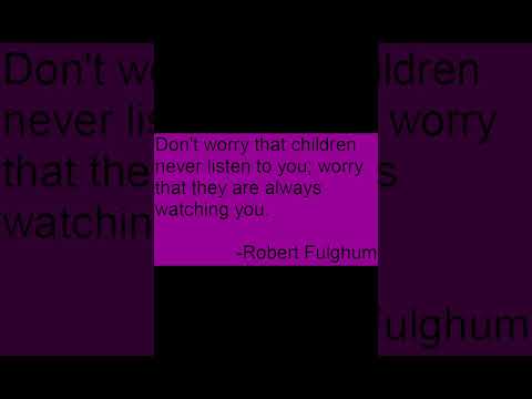 Children Watching - Robert Fulghum