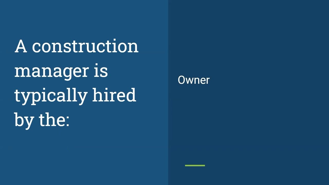 CSI Construction Documents Technologist (CDT) Practice Exam Questions 11-21