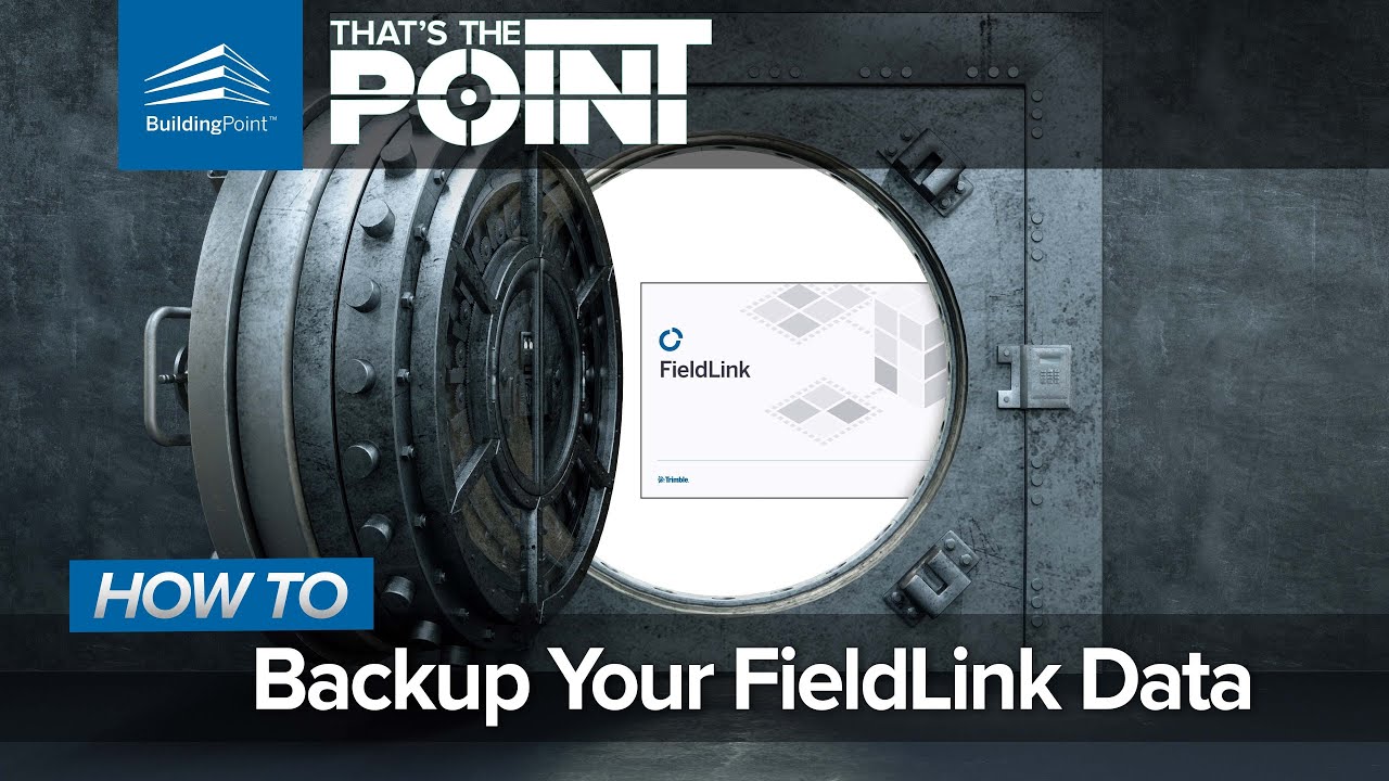 That's The Point - How To Back Up Your FieldLink Data