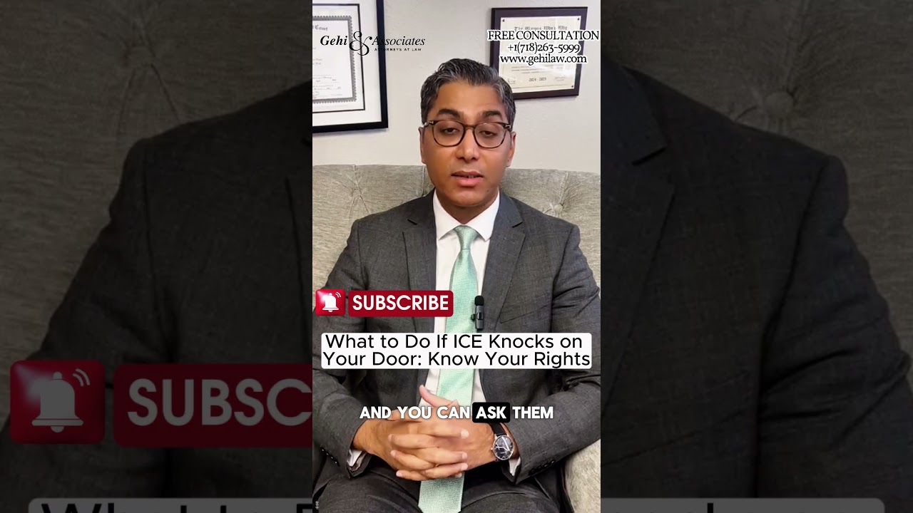 What to Do If ICE Knocks on Your Door: Know Your Rights | NYC Immigration Lawyer #icearrests