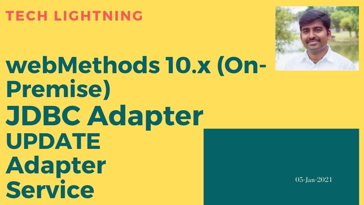 SoftwareAG webMethods JDBC Adapter | Update Adapter Service | webMethods 10.x | Techlightning