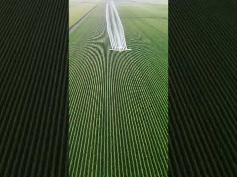 Irrigating the field with a helicopter? π²π