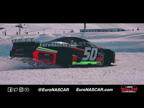 Watch a NASCAR Racecar Take Laps on an Ice Track