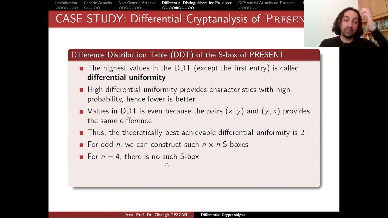 Cryptanalysis 6.4: Differential Cryptanalysis