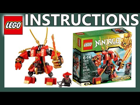 LEGO instructions | Kai's Fire Mech | 70500 | LEGO NINJAGO 2013