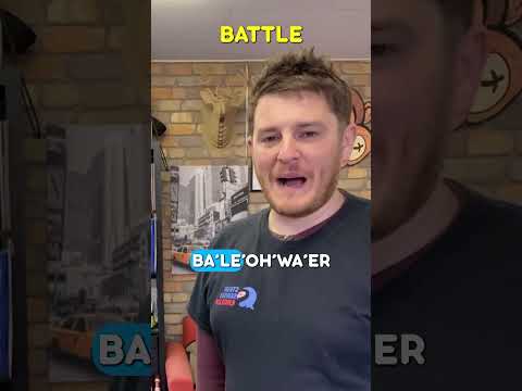 The Right Way to Pronounce BATTLE #englishlearning #britishaccent #britishpronounciation