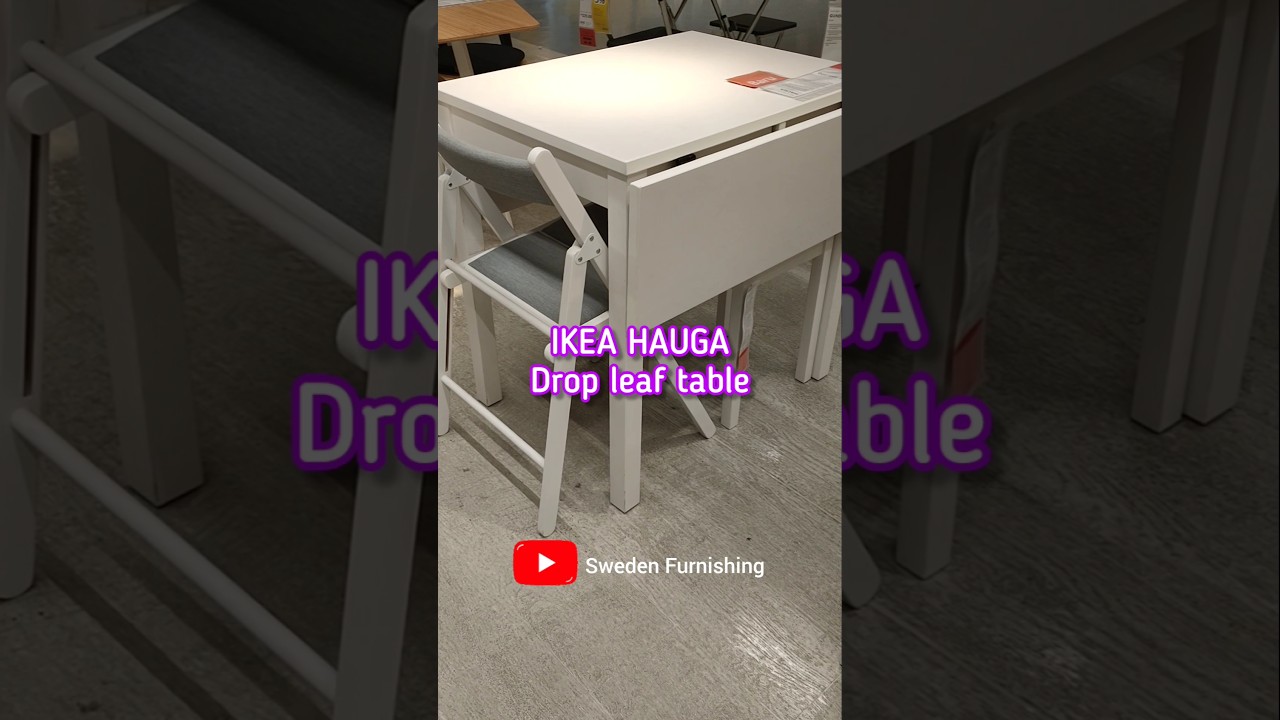 Ikea Hauga drop leaf table, new 2024