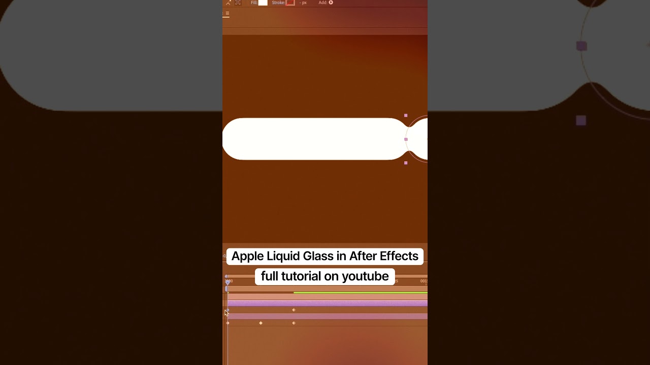 Make Apple Liquid Glass Effect In Minutes! | After Effects Tutorial