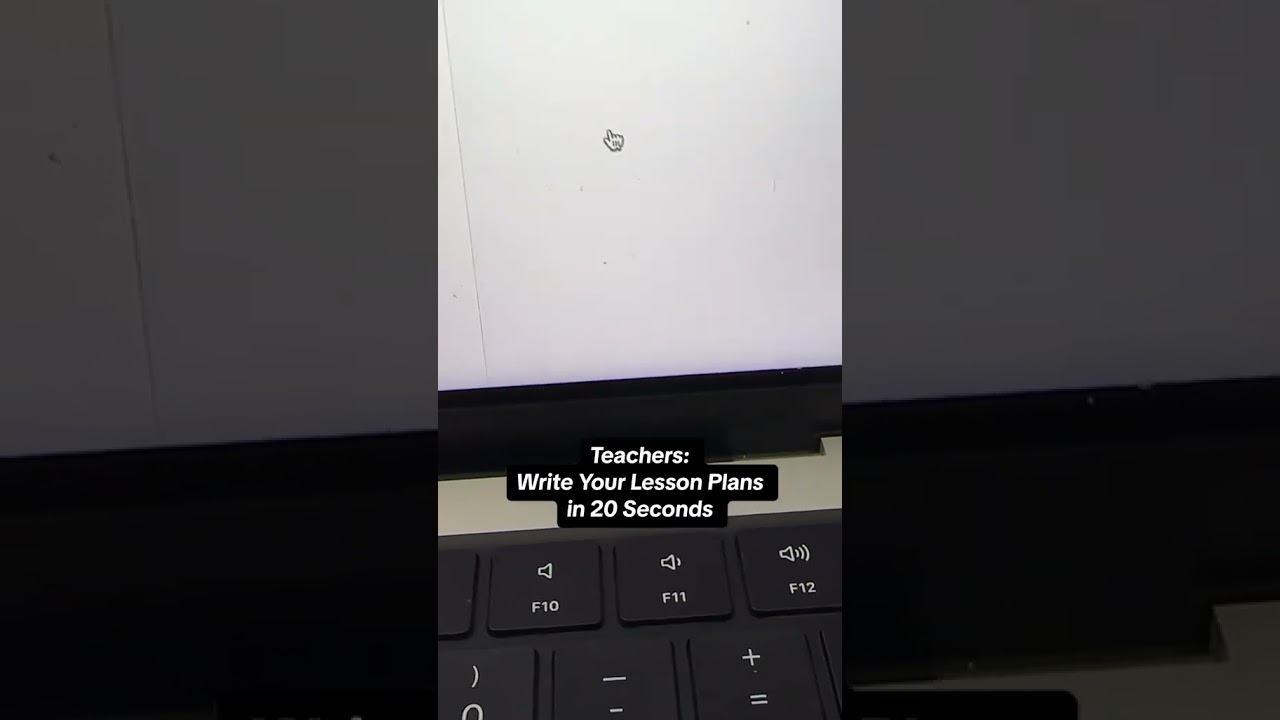 AI Wrote My Lesson Plans for Free