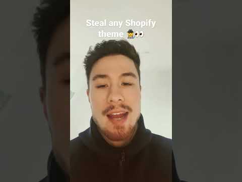 Steal Any Shopify Theme... ????️ #shorts