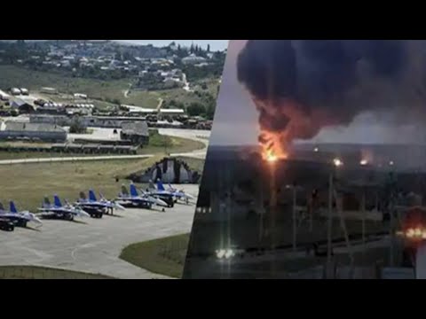 EXPLOSIONS IN DZHANKOI: UKRAINE STRIKE AN AIRFIELD IN OCCUPIED CRIMEA || 2025