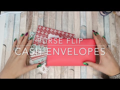 CASH ENVELOPES PURSE FLIP