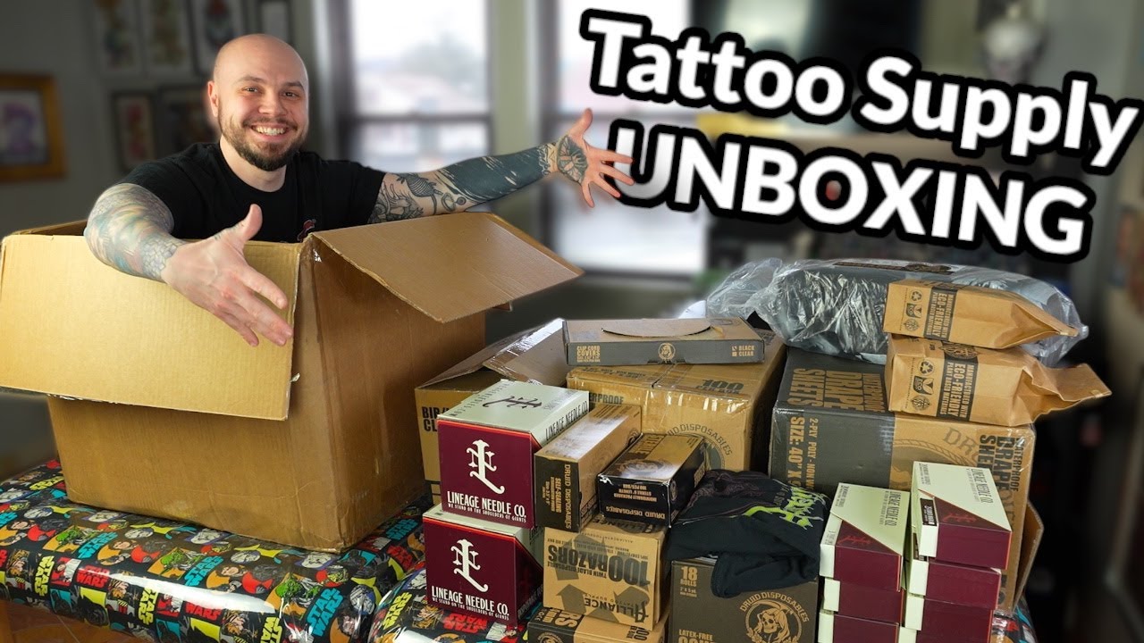Tattoo Supply Unboxing From Alliance Tattoo Supply