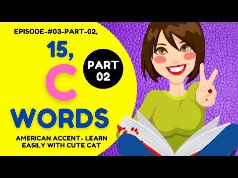 Words that Start with Letter C for Kids | C Starting Words