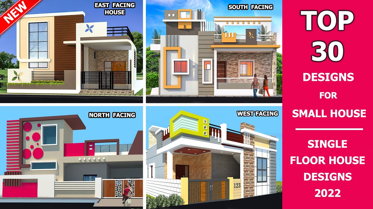 30 Single Floor House Front Elevation Designs | Best Front Elevation Design for Homes With Pictures