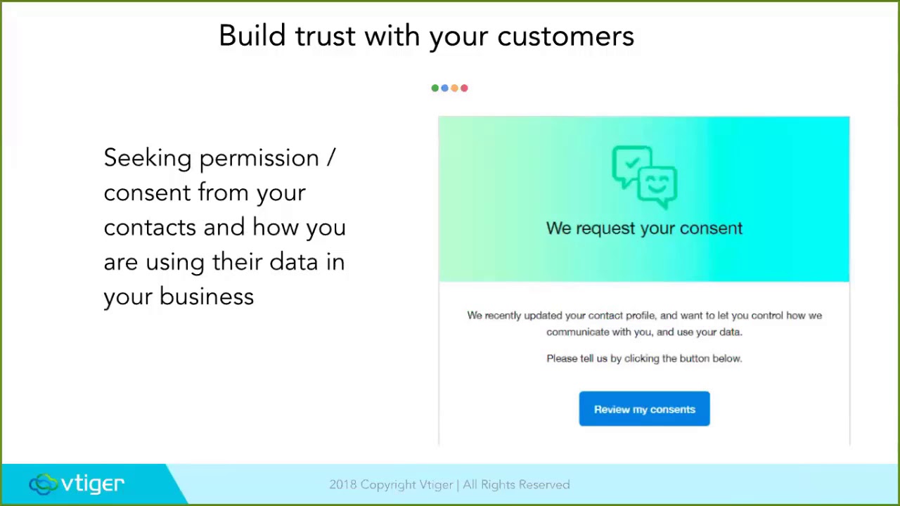 Webinar-GDPR compliance using Vtiger Privacy guard