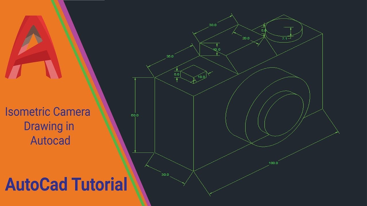 Isometric Camera drawing in AutoCad