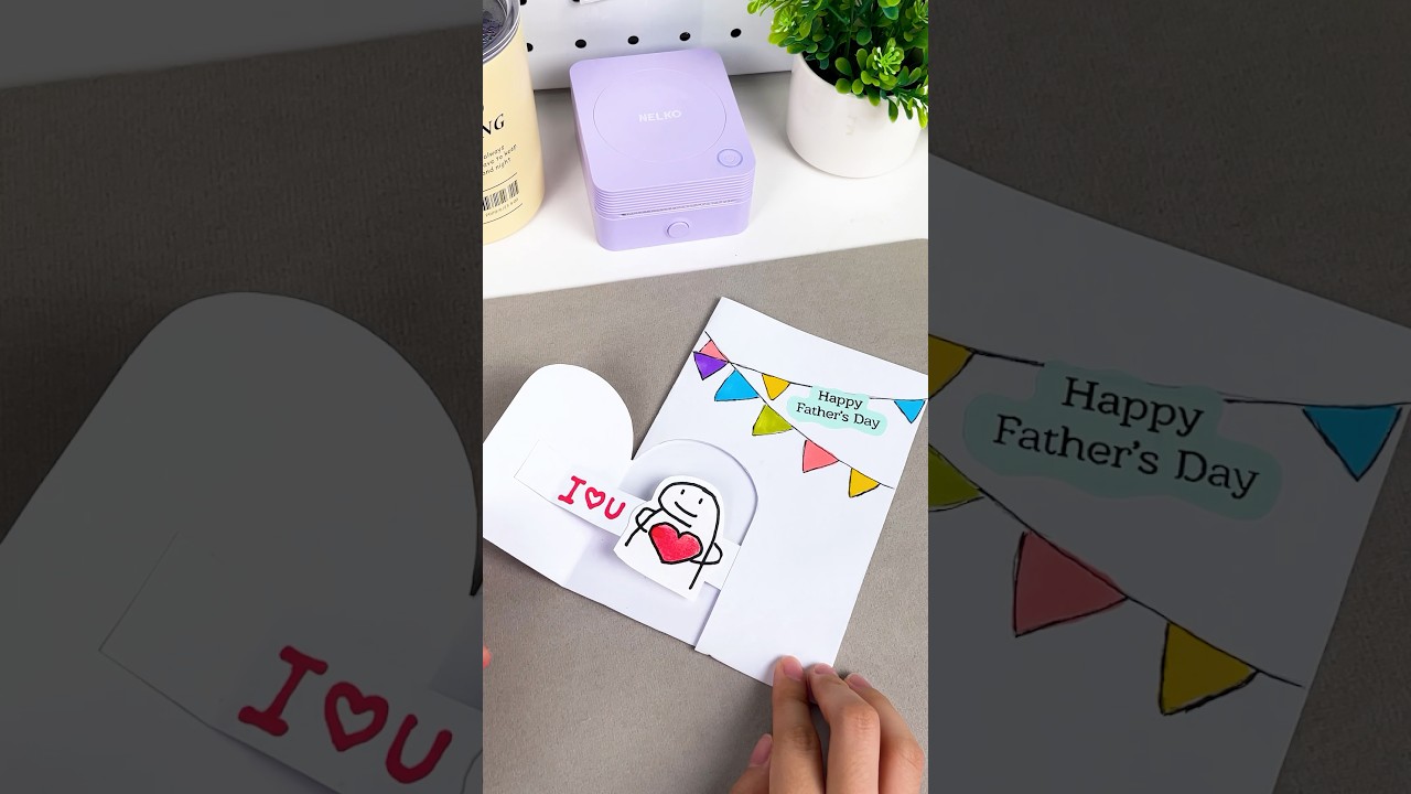 Cute Father’s Day idea 💡 #diy #cardcreations #shorts #craft #love