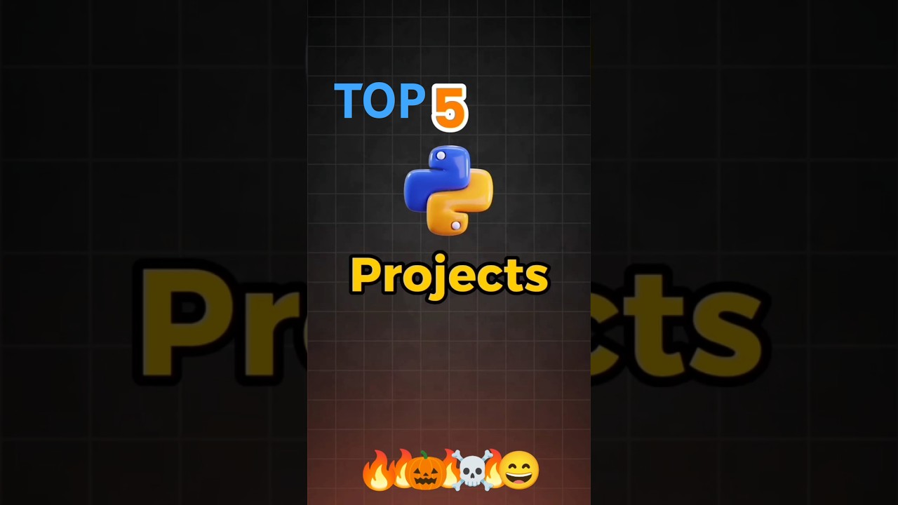 Top 5 Python Projects  | 😄 #coding #programming