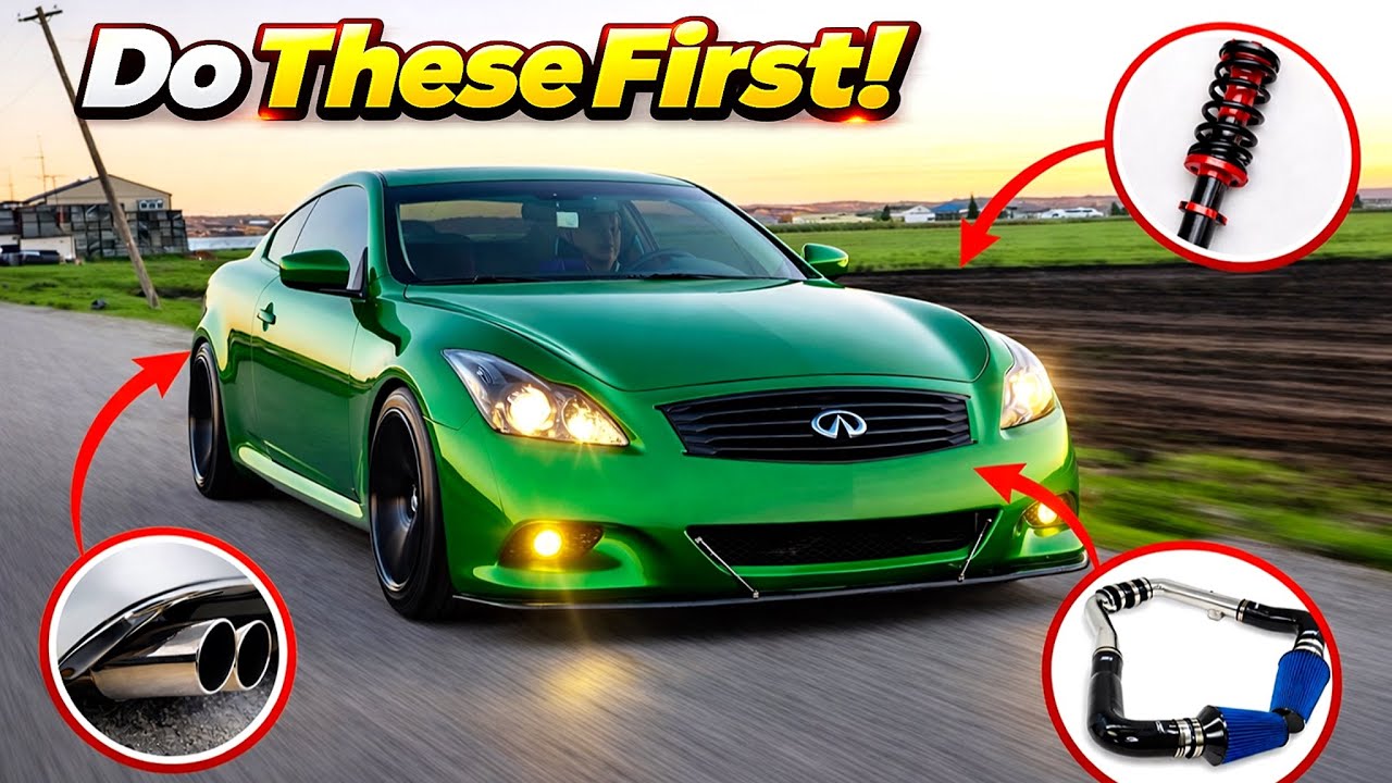 THE FIRST 5 MODS G37 VQ OWNERS SHOULD DO | BEST G37 MODS