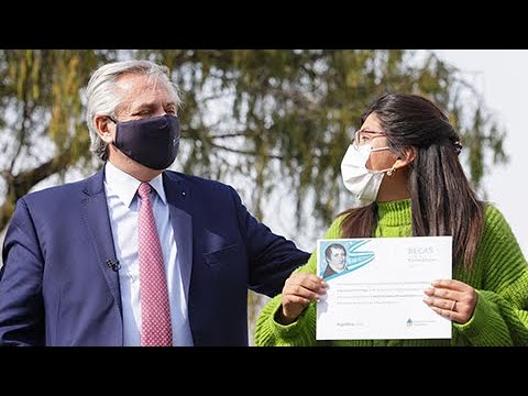 El presidente Alberto Fernández anunció la ampliación de las becas “Manuel Belgrano”