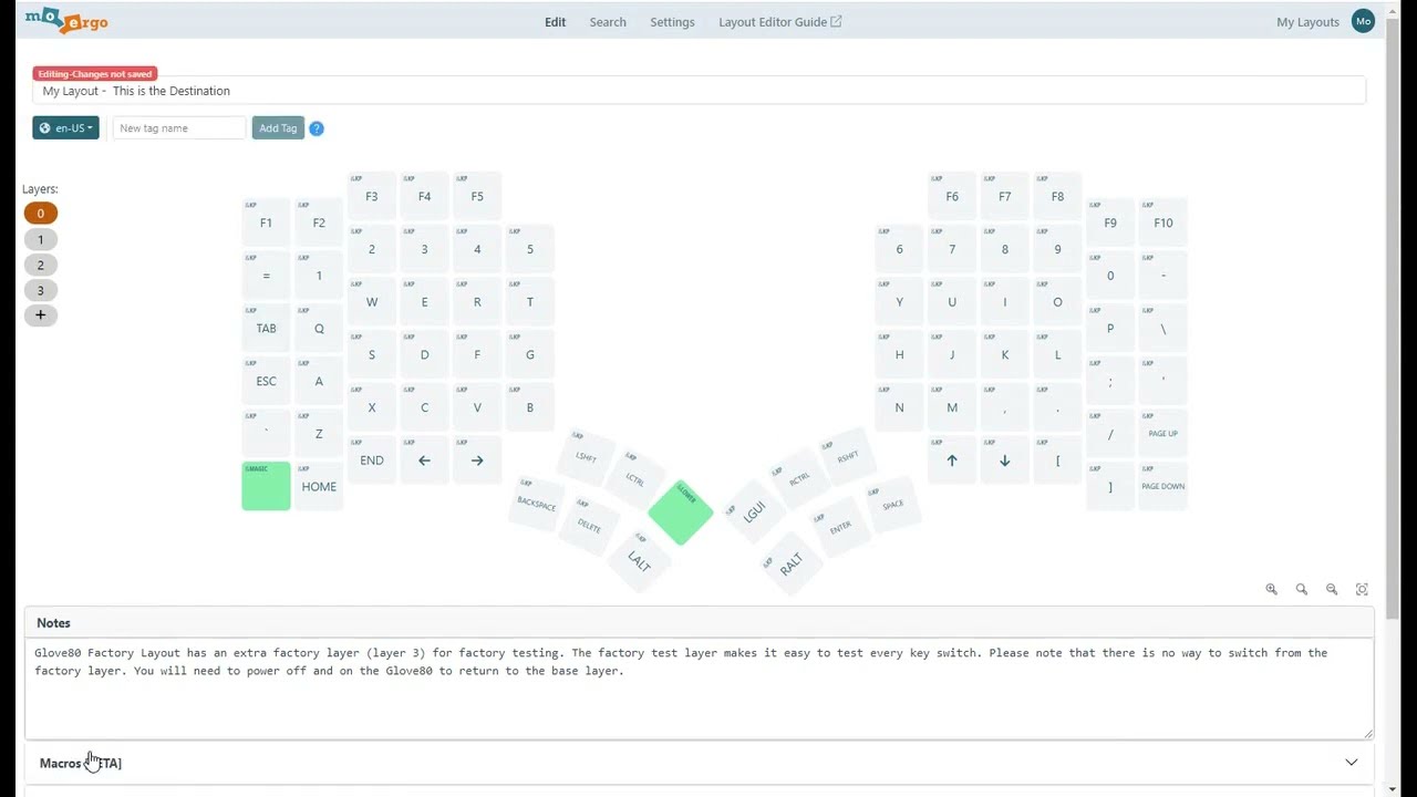 HOWTO: Layout Editor -  Copy Layer  -  #glove80community Glove80 zmk